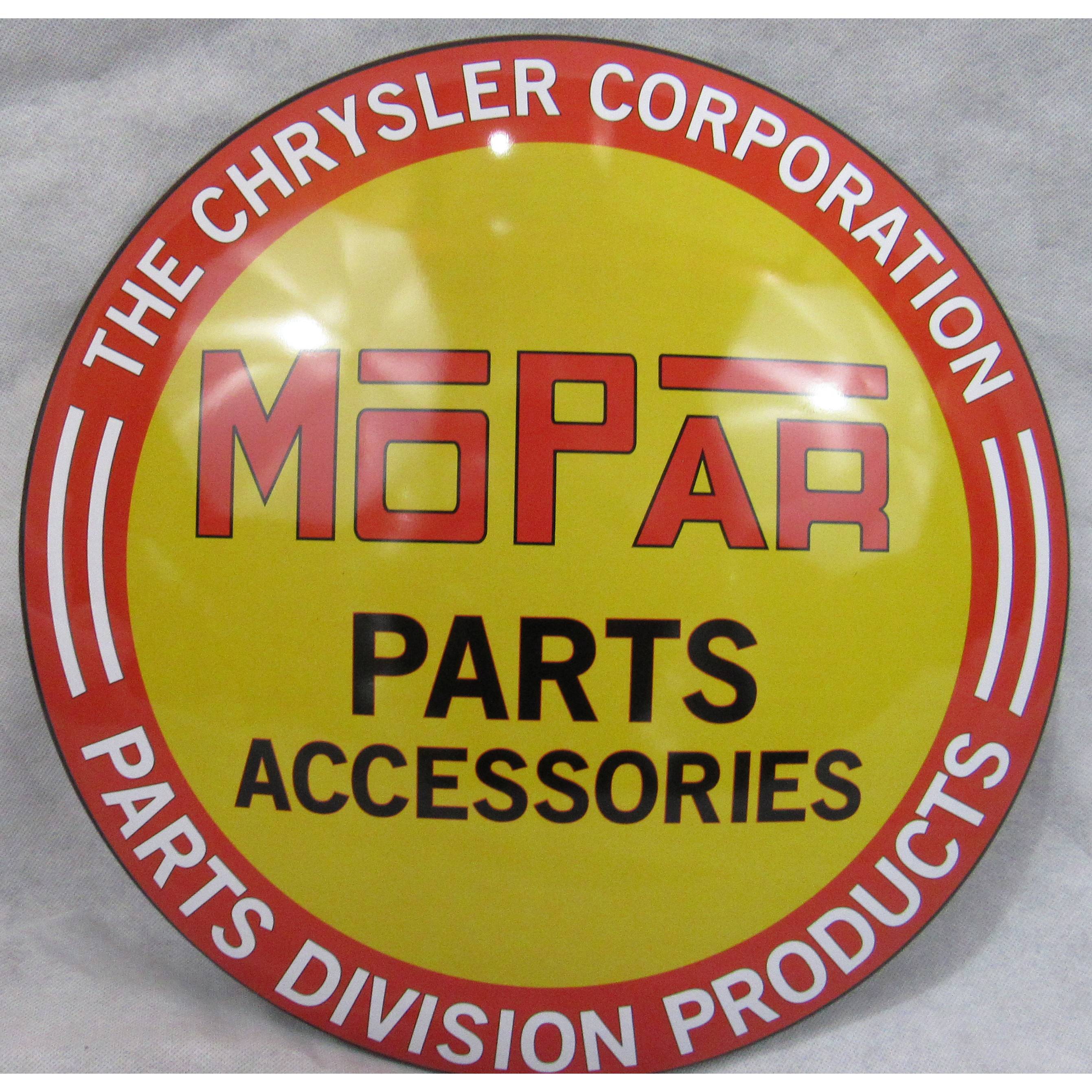 Mopar Dome Metal Sign - ABC Distributors, Inc.