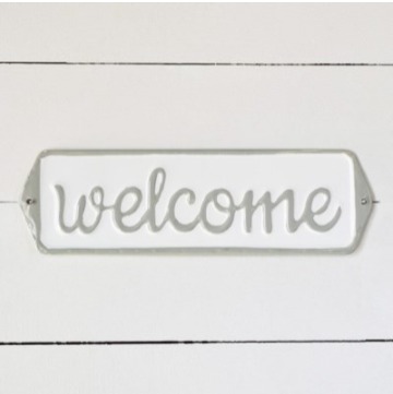 Welcome Grey Street Sign - ABC Distributors, Inc.