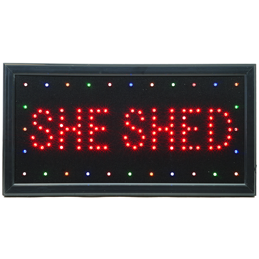 She Shed LED Sign - ABC Distributors, Inc.
