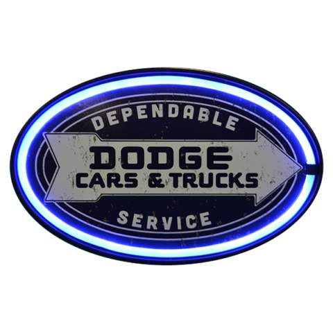 Dodge LED “Neon” Light Up Sign - ABC Distributors, Inc.